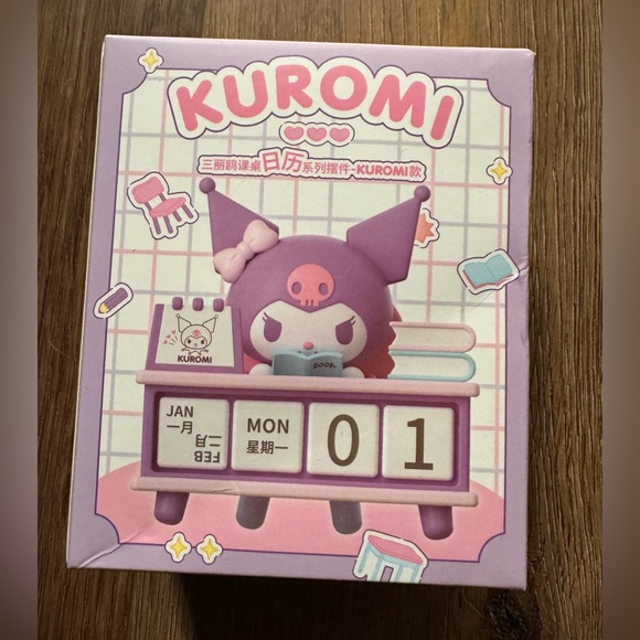 Sanrio | Office | Kuromiimported Nwtbox Small Desk Calendar | Poshmark
